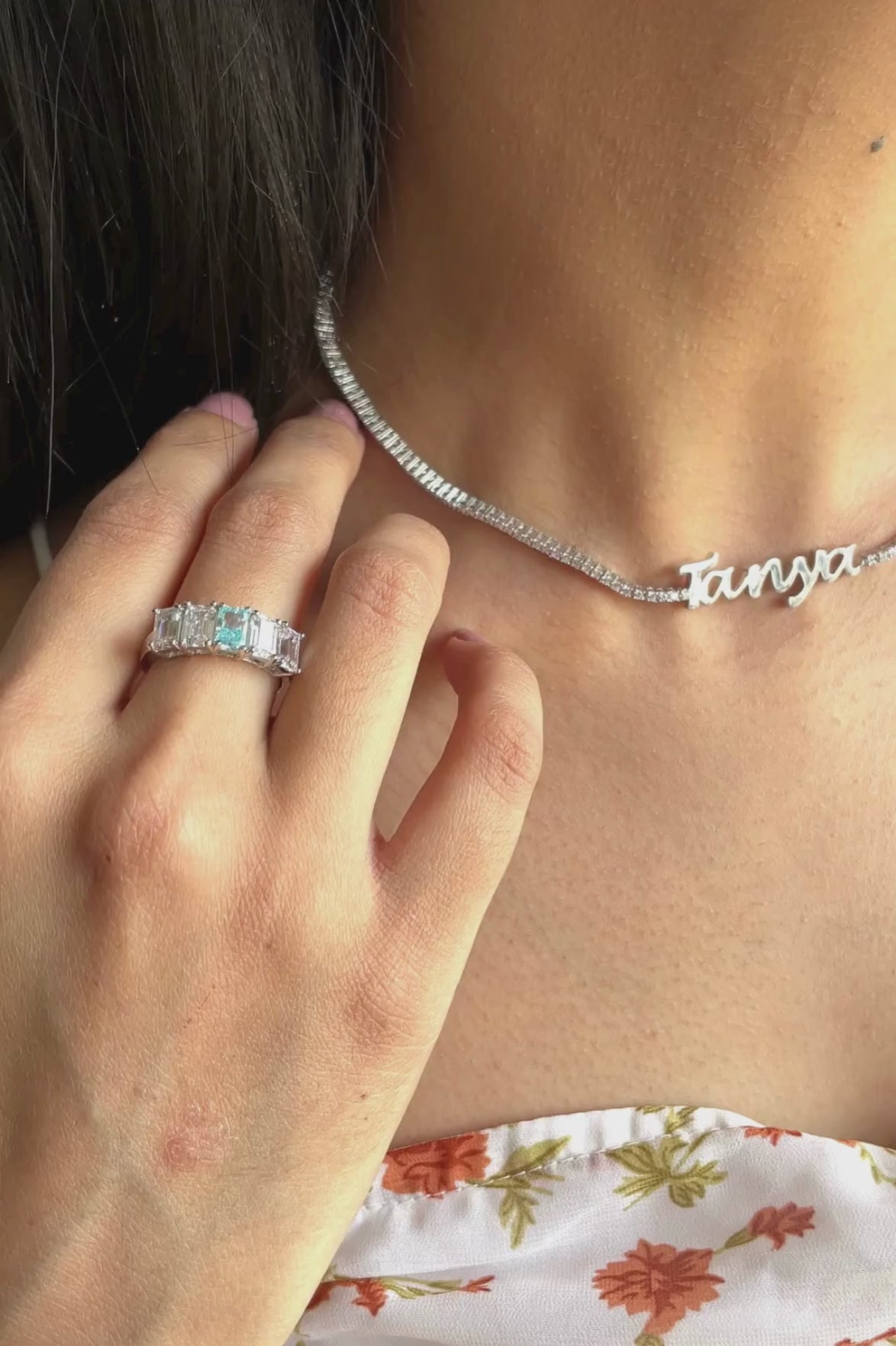 Silver Personalised Chain Necklace